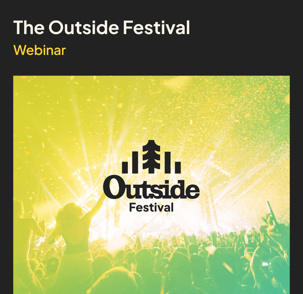 Outside Festival Webinar
